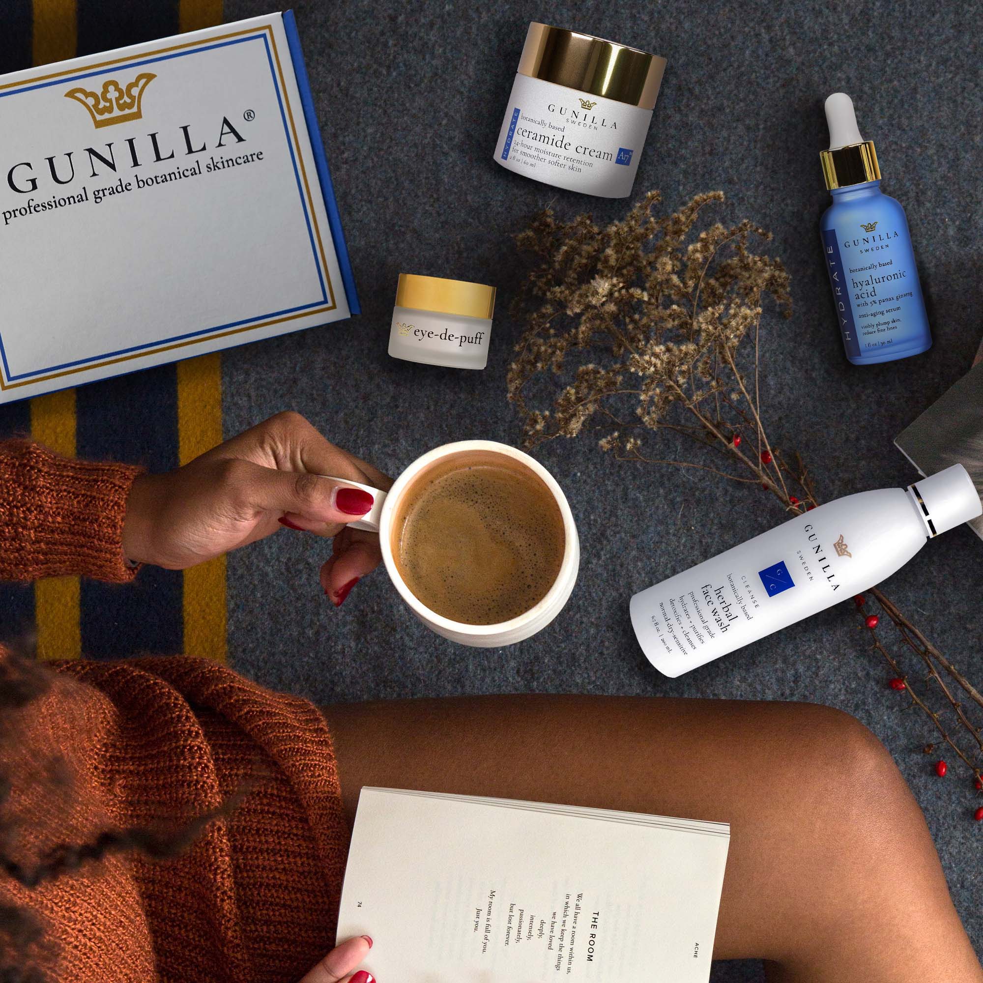 GUNILLA® Organic Skincare Kit + Hydration the Winter Skin Survival Kit